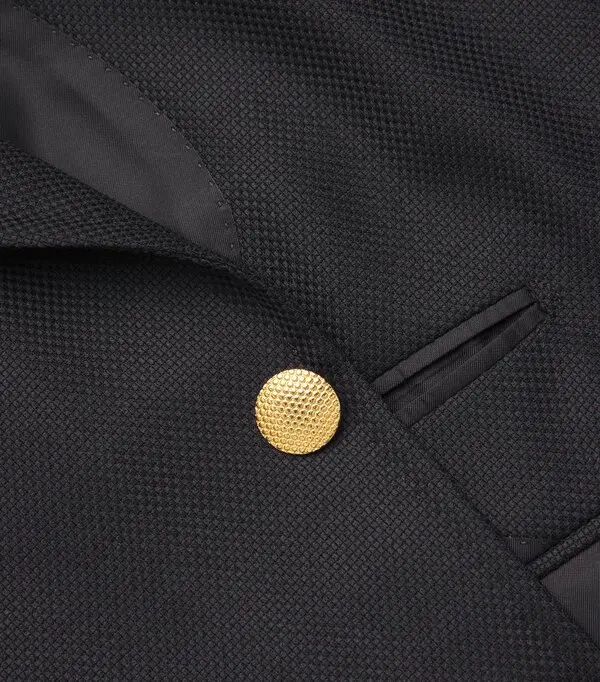 TOM FORD Wool-mohair Blazer - Black