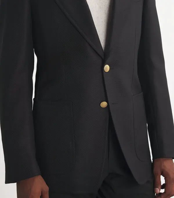TOM FORD Wool-mohair Blazer - Black