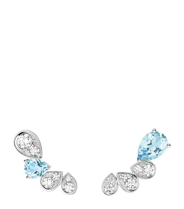 CHAUMET Joséphine Ronde D'aigrettes Earrings - Silver
