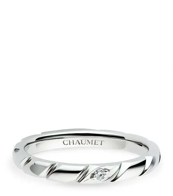 CHAUMET Platinum And Diamond Band - Silver