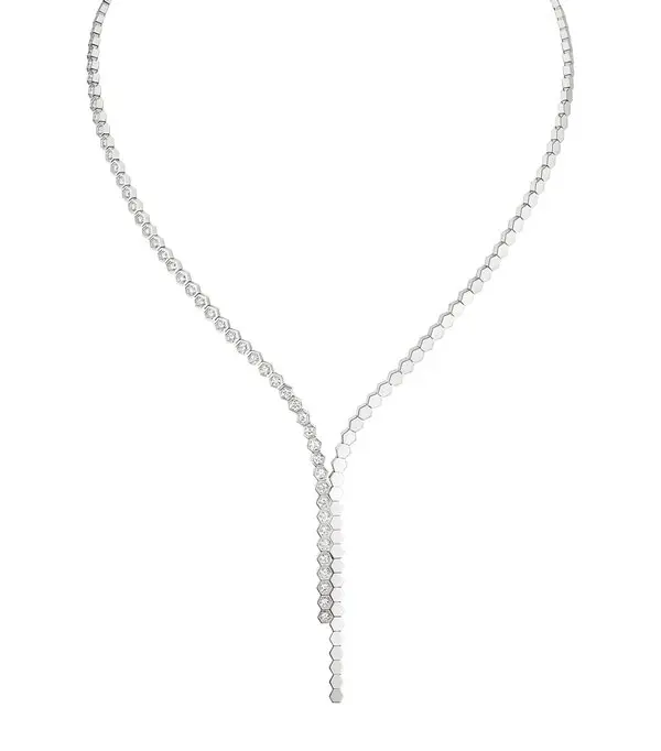 CHAUMET Bee De White Gold And Diamond Necklace - Silver