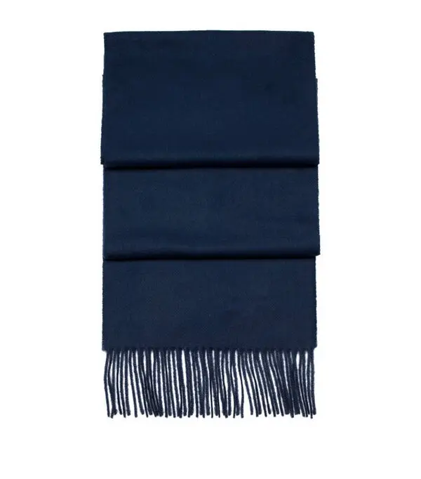 ASPINAL OF LONDON Cashmere Scarf - Blue