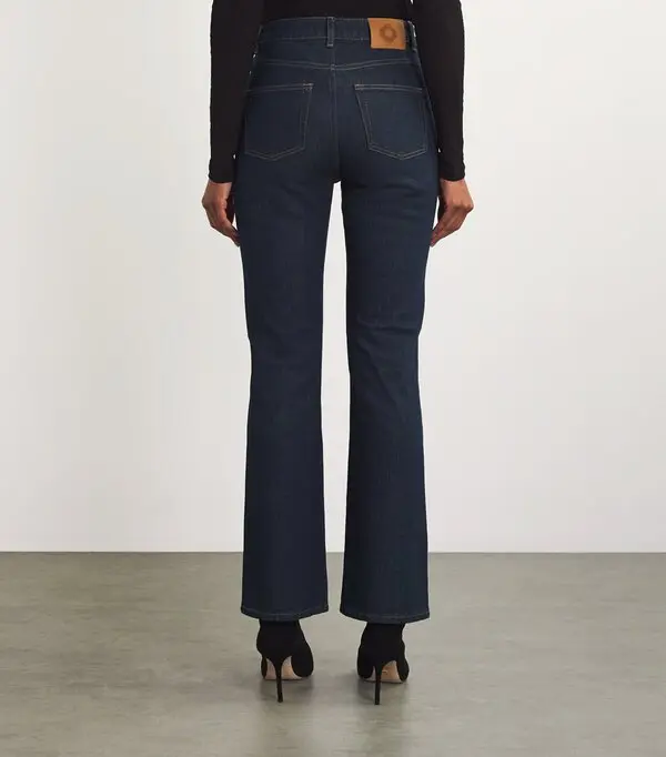 Maje Patch-pocket Button-fly Straight-leg Jeans - Blue