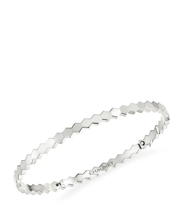 CHAUMET White Gold Bee De Bracelet - Silver