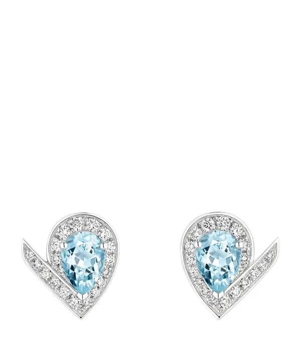 CHAUMET Joséphine Aigrette Stud Earrings - Silver