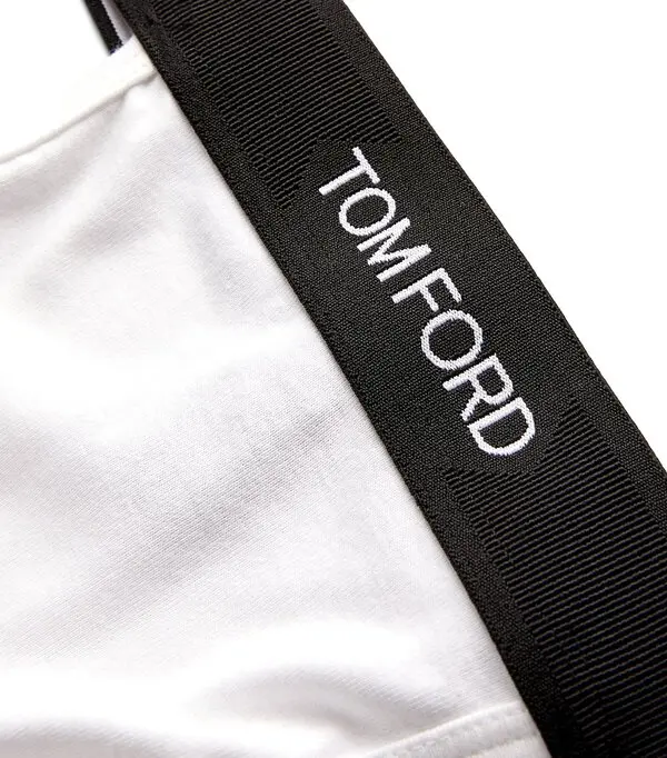 TOM FORD Logo Jock Strap - White