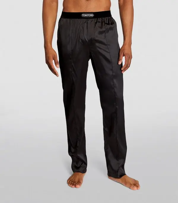 TOM FORD Stretch Silk Pyjama Bottoms - Black