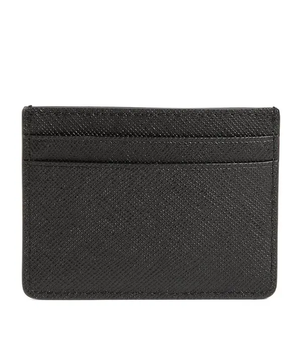 Sandro Leather Card Holder - Black