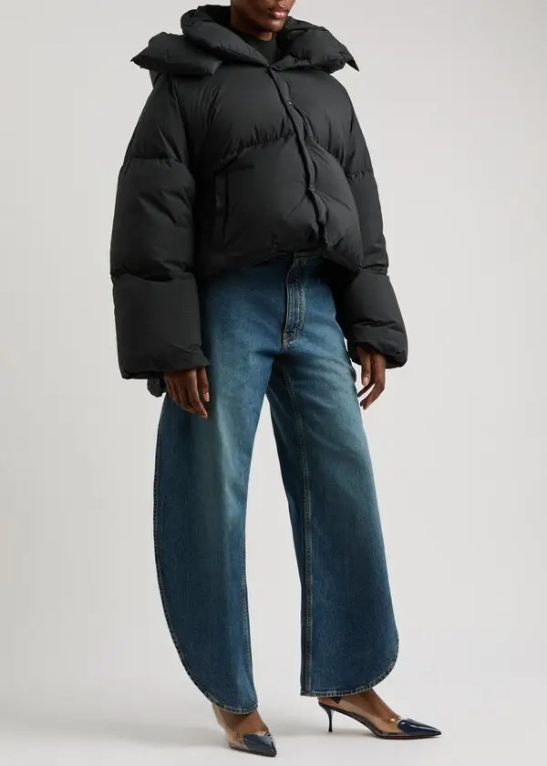 Alaïa Hooded Quilted Shell Jacket