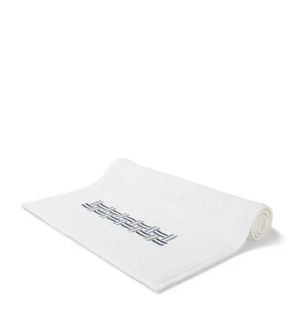 Frette Basket Weave Bath Mat - Blue