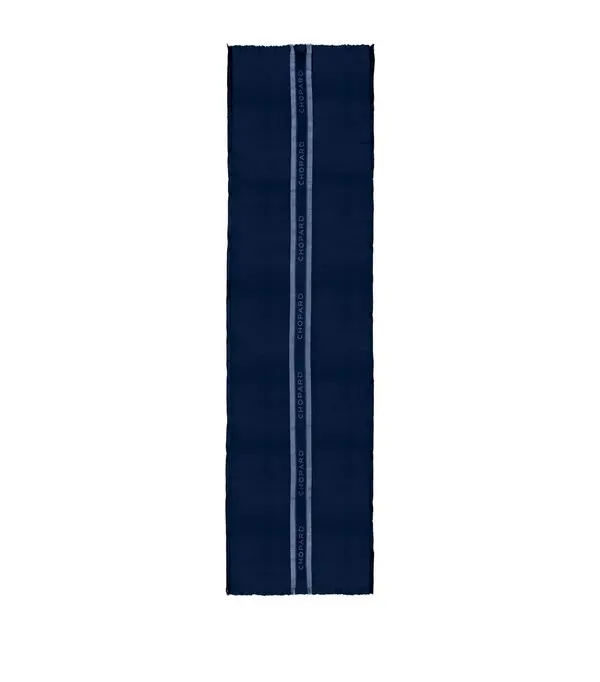 Chopard Wool-silk Classic Scarf - Navy