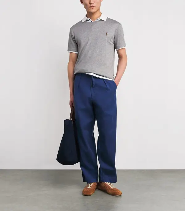 Polo Ralph Lauren Pima Cotton Polo Pony T-shirt - Grey