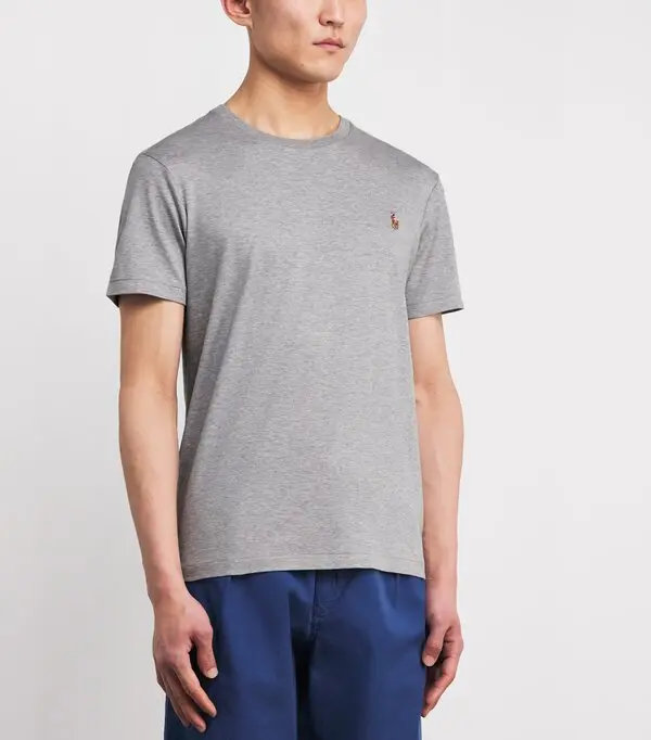 Polo Ralph Lauren Pima Cotton Polo Pony T-shirt - Grey