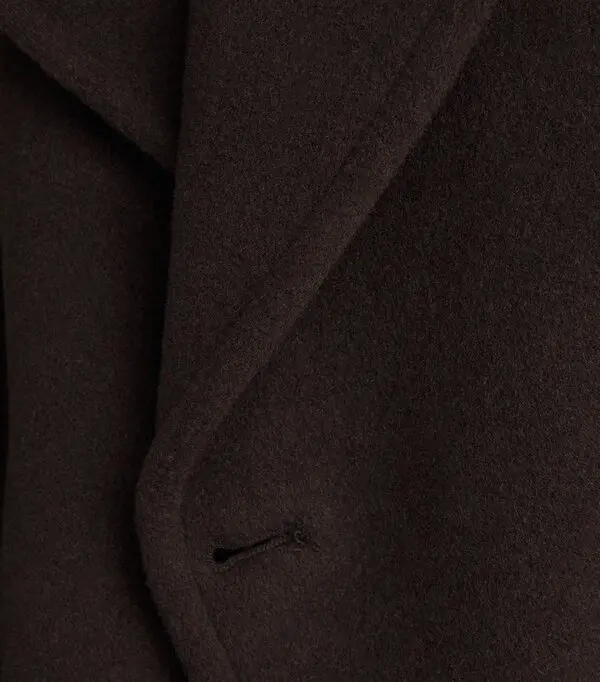 Claudie Pierlot Belted Wool-blend Coat