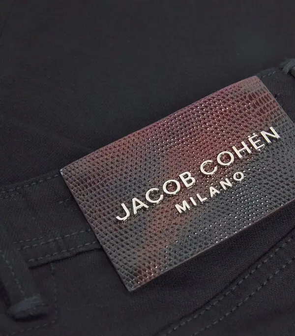 Jacob Cohen Limited Edition Bard Slim Jeans With Lizard-skin Patch