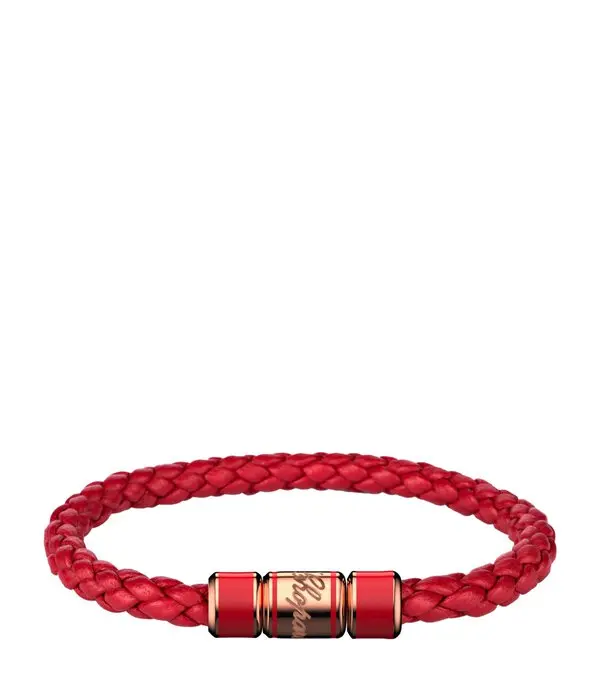 Chopard Classic Racing Leather Bracelet - Red
