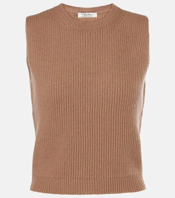 Max Mara Wool Sweater Vest - Brown