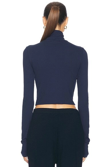 Eterne Fitted Turtleneck Top
