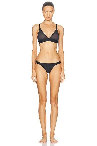 NEGATIVE UNDERWEAR Sieve Thong - Black