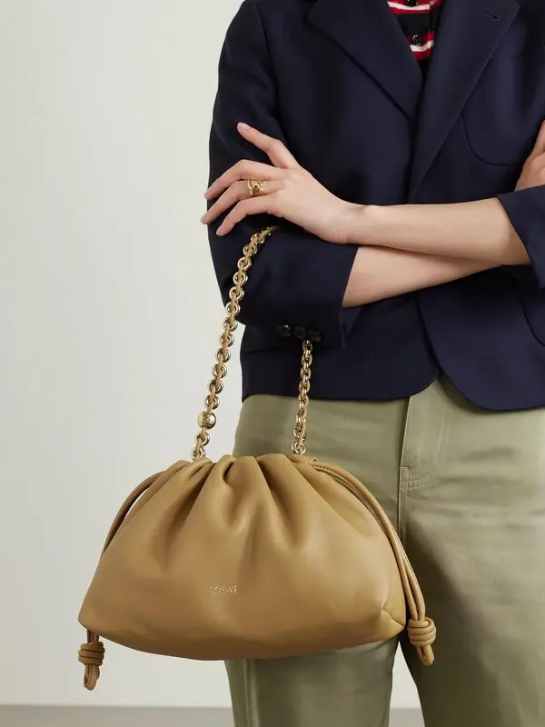 Loewe Flamenco Clutch With Chain Strap