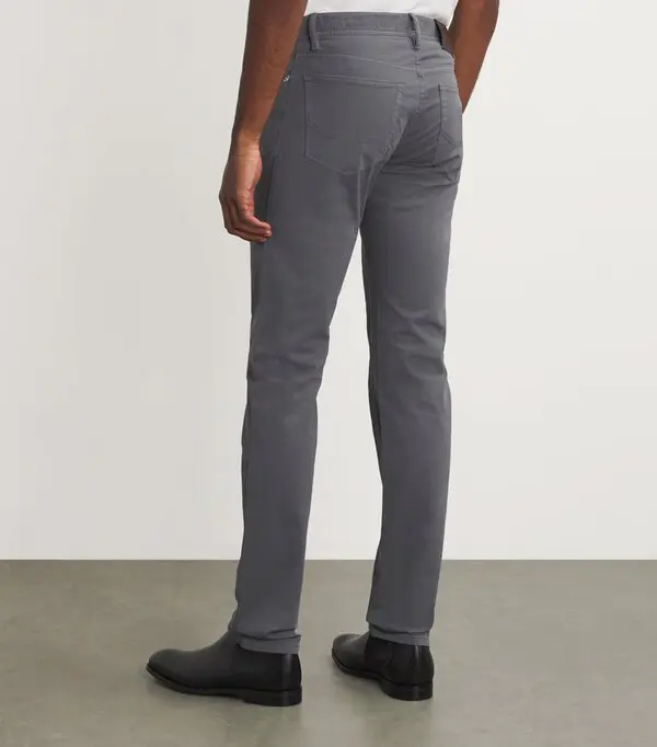 Brioni Meribel Stretch-cotton Jeans - Grey