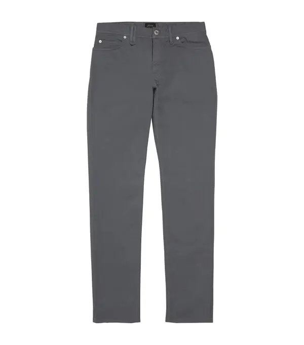 Brioni Meribel Stretch-cotton Jeans - Grey
