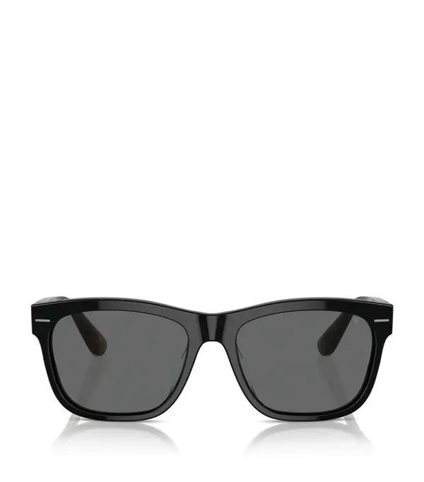 Brunello Cucinelli Acetate Wayfarer Sunglasses - Black