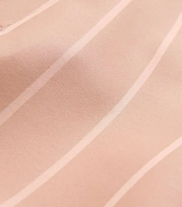 Spanx Supersculpt Totalcontour Open-bust Mid-thigh Bodysuit - Beige