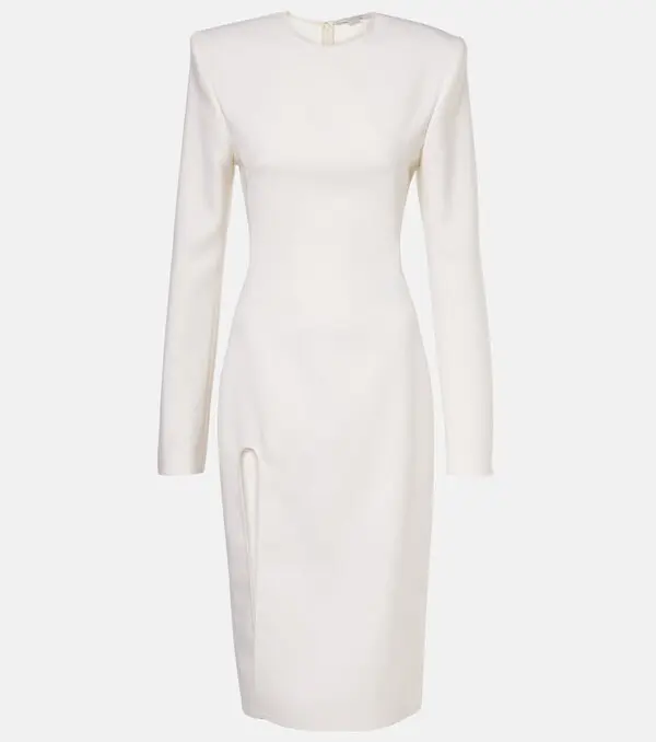 Stella McCartney Wool Midi Dress - White