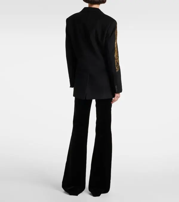Etro Paisley Wool And Cashmere Blazer