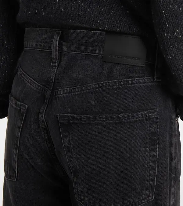 Citizens Of Humanity Ayla Cropped Wide-leg Jeans In Bronson