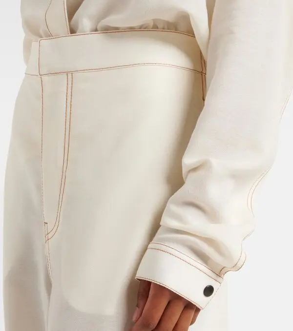 Alaïa Hooded Wool-blend Bodysuit