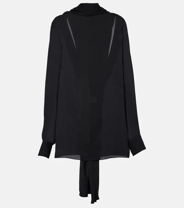 Khaite Bex Silk Blouse - Black