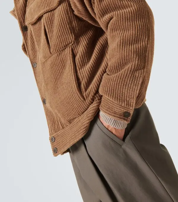 Giorgio Armani Wool And Cashmere Velvet Blouson
