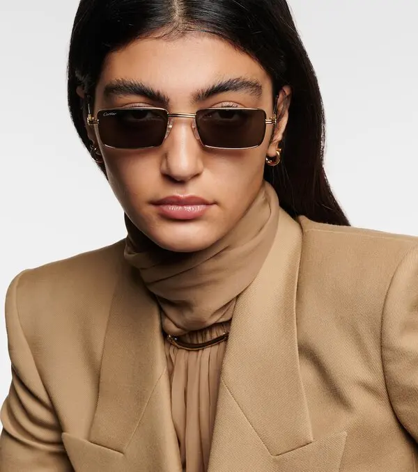 Cartier Premiere Rectangular Sunglasses