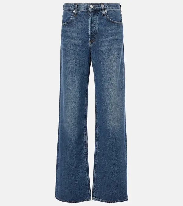 Citizens Of Humanity Annina High-rise Wide-leg Jeans - Blue