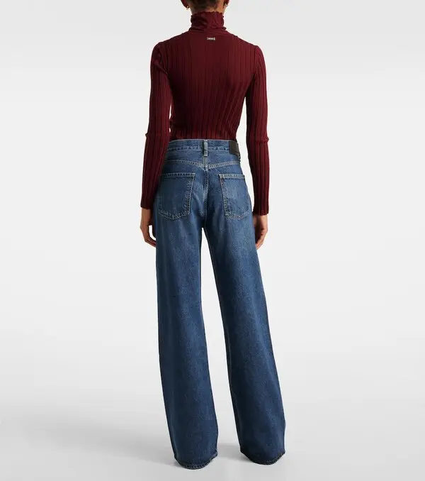 Citizens Of Humanity Annina High-rise Wide-leg Jeans - Blue