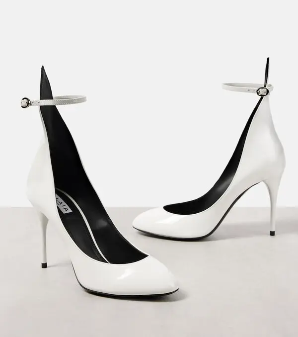 Alaïa Decollete 90 Patent Leather Pumps