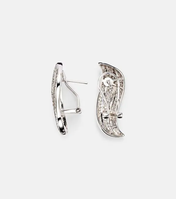 ANITA KO Celeste Small 18kt White Gold Diamond Earrings