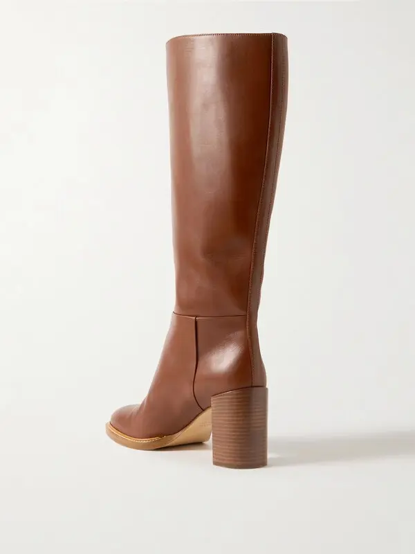 Gabriela Hearst Bocca Leather Knee-high Boots - Brown