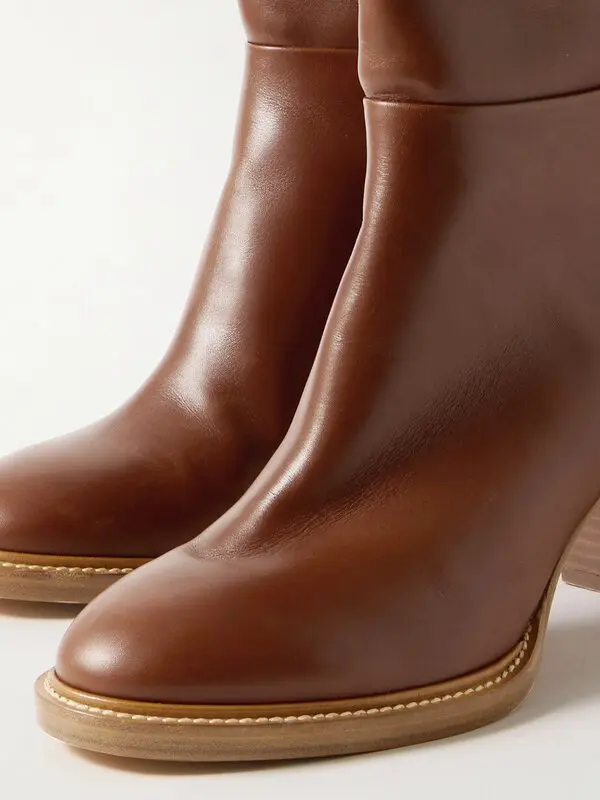 Gabriela Hearst Bocca Leather Knee-high Boots - Brown