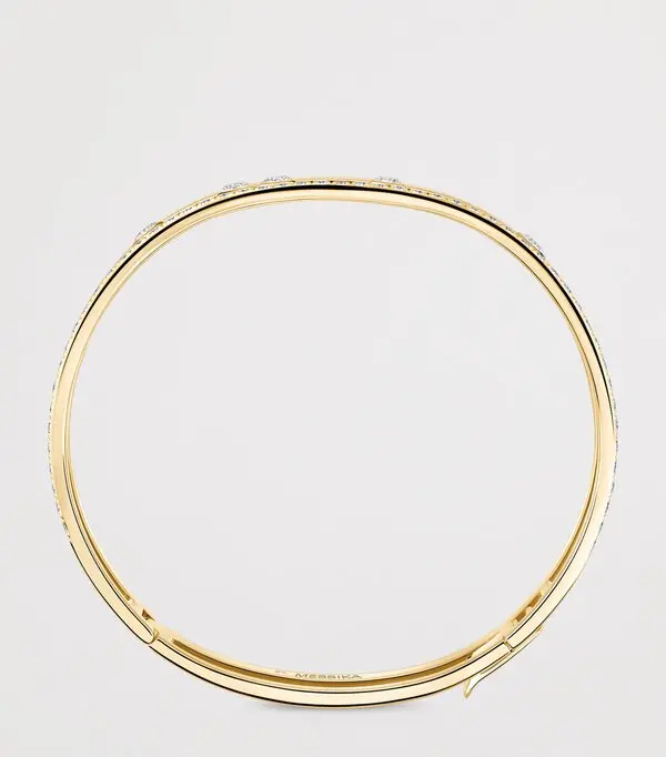 Messika Move Romane Diamond Bangle In Yellow - Gold