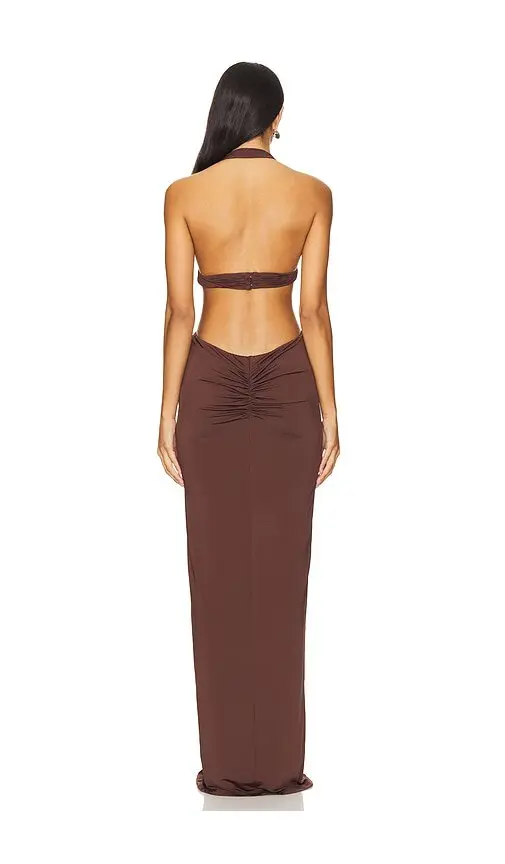 Nbd The Donyale Gown - Brown