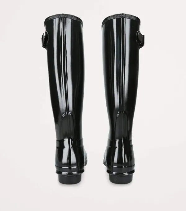 Hunter Original Tall Gloss Wellington Boots - Black