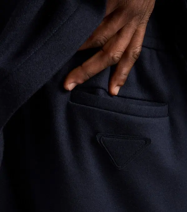 Prada Cashmere Wool Cargo Sweatpants
