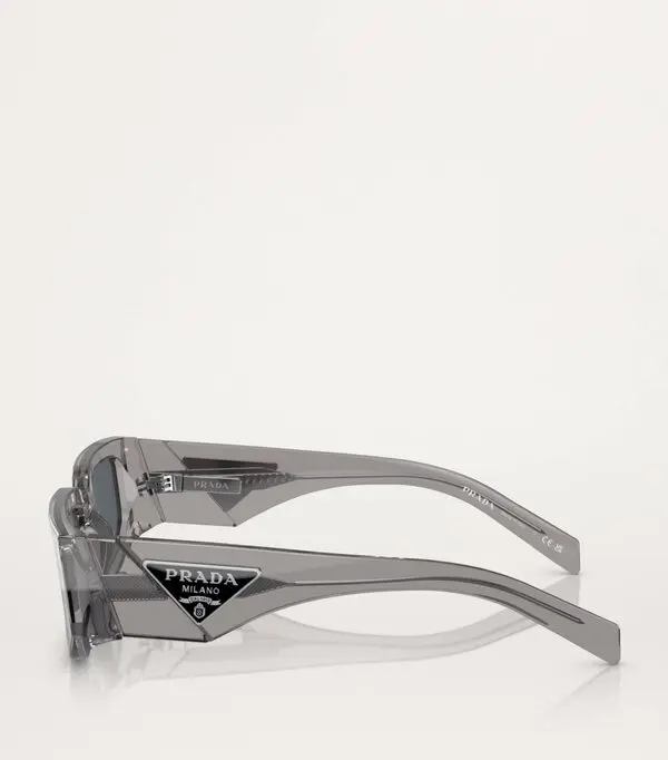 Prada Acetate Rectangular Sunglasses
