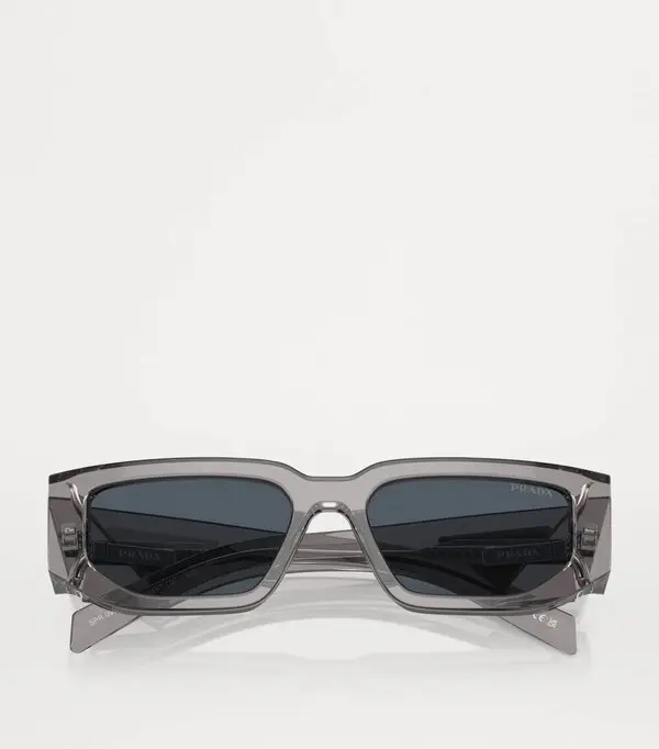 Prada Acetate Rectangular Sunglasses