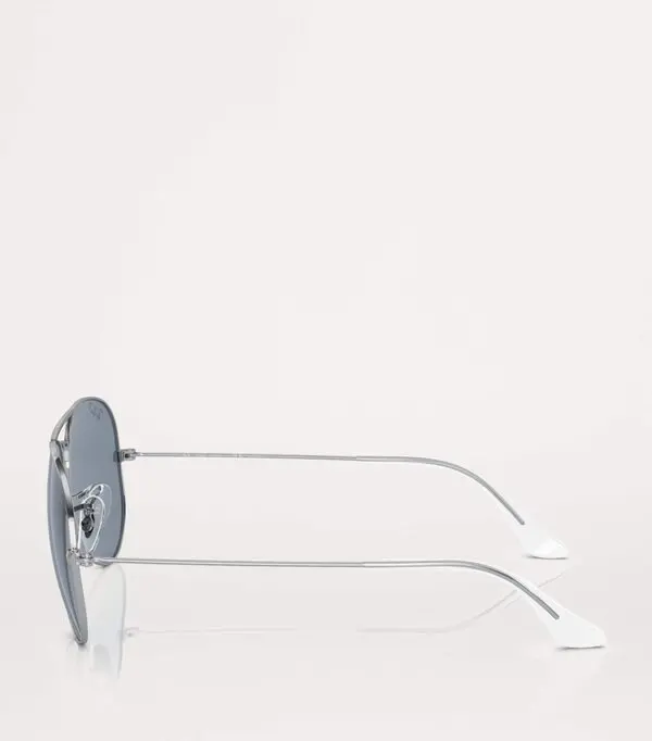 Ray-ban Metal Aviator Sunglasses - Silver