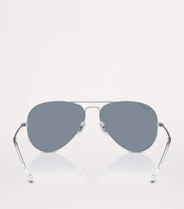 Ray-ban Metal Aviator Sunglasses - Silver