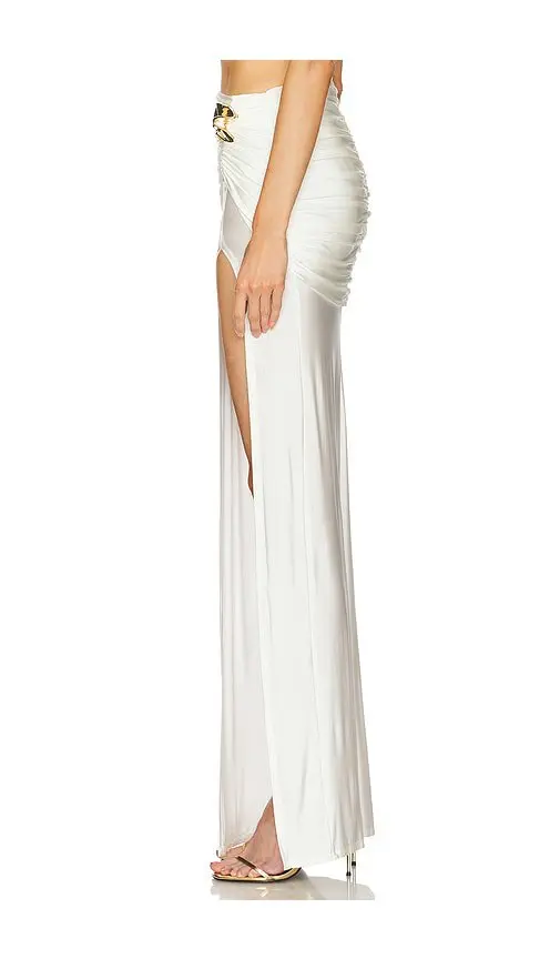 MICHAEL COSTELLO Magnolia Maxi Skirt - Ivory